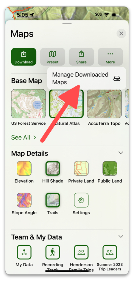 Managing Downloaded Maps | Glacier Peak Studios